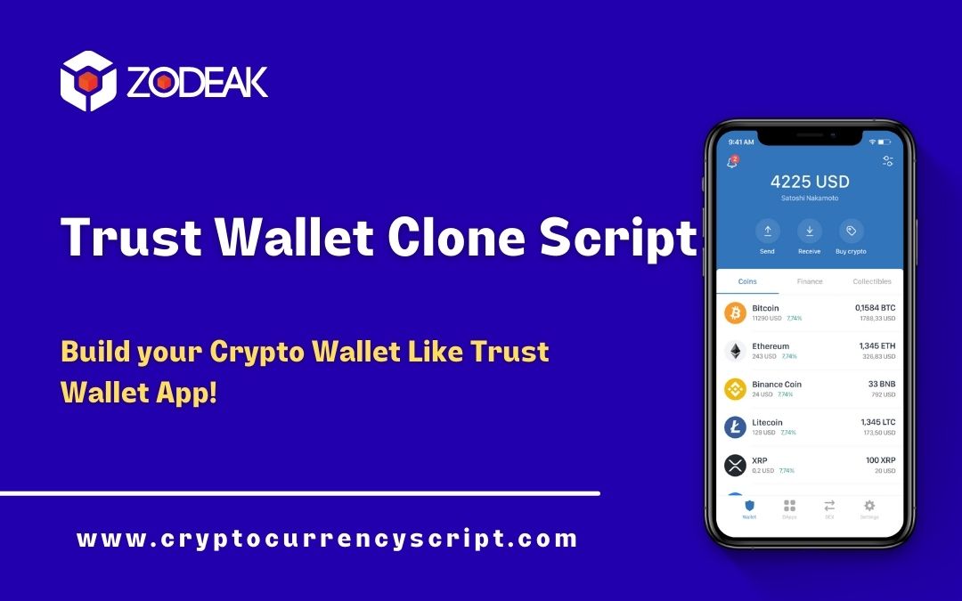 Trust Wallet Clone Script | Trust wallet Clone App Development
